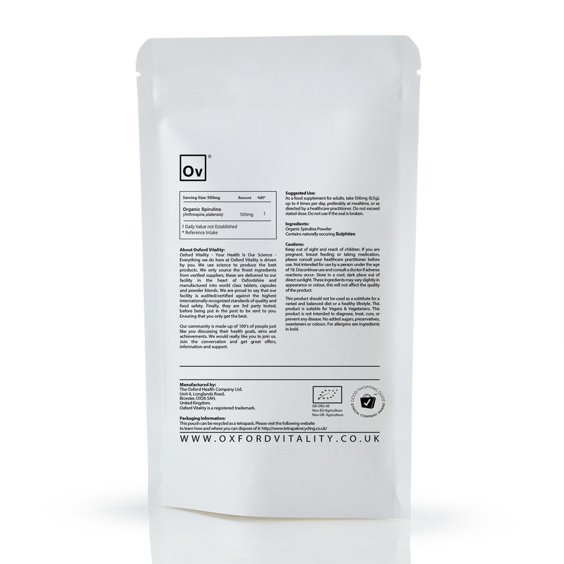 Organic Spirulina Powder | Supplement Powder | Oxford Vitality
