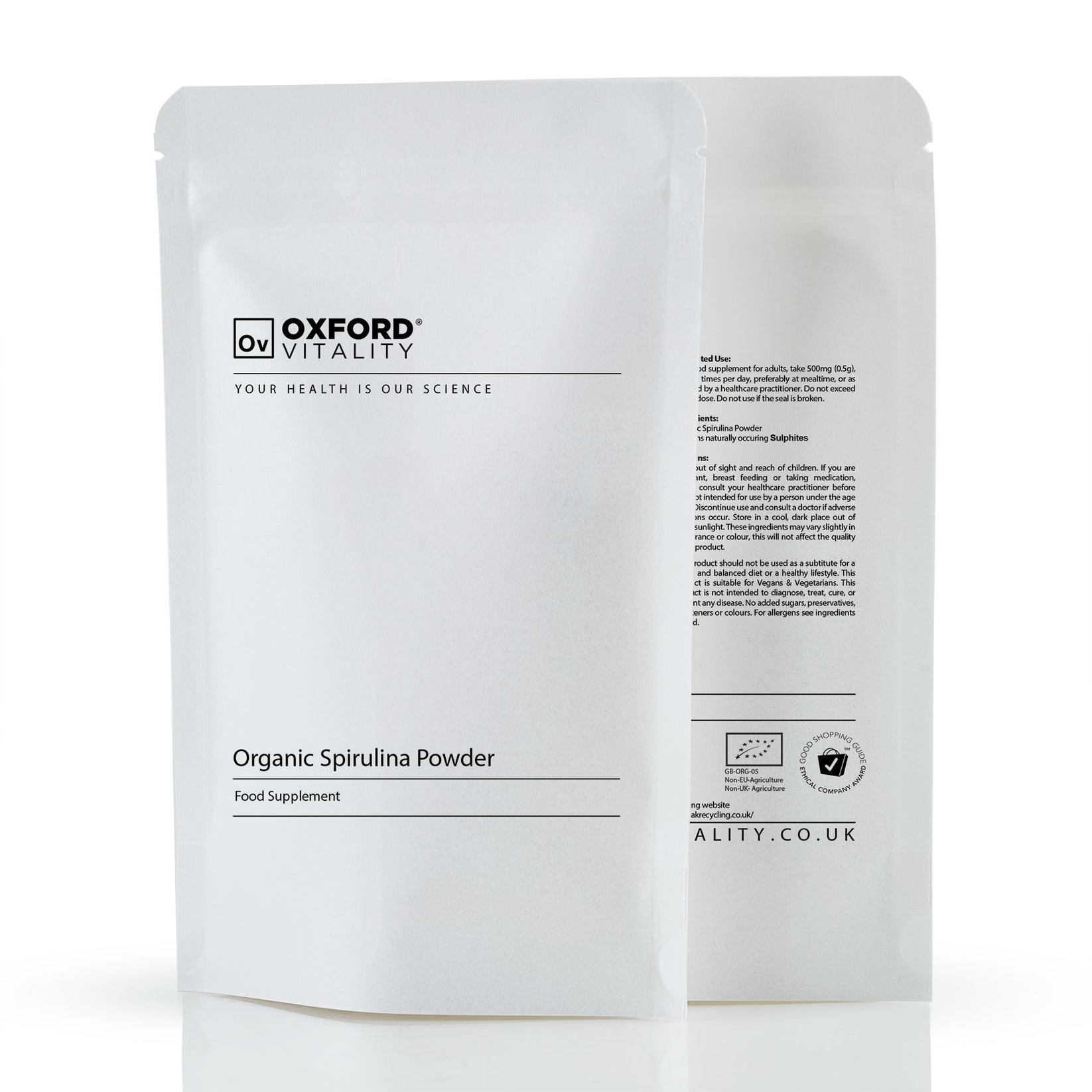 Organic Spirulina Powder | Supplement Powder | Oxford Vitality