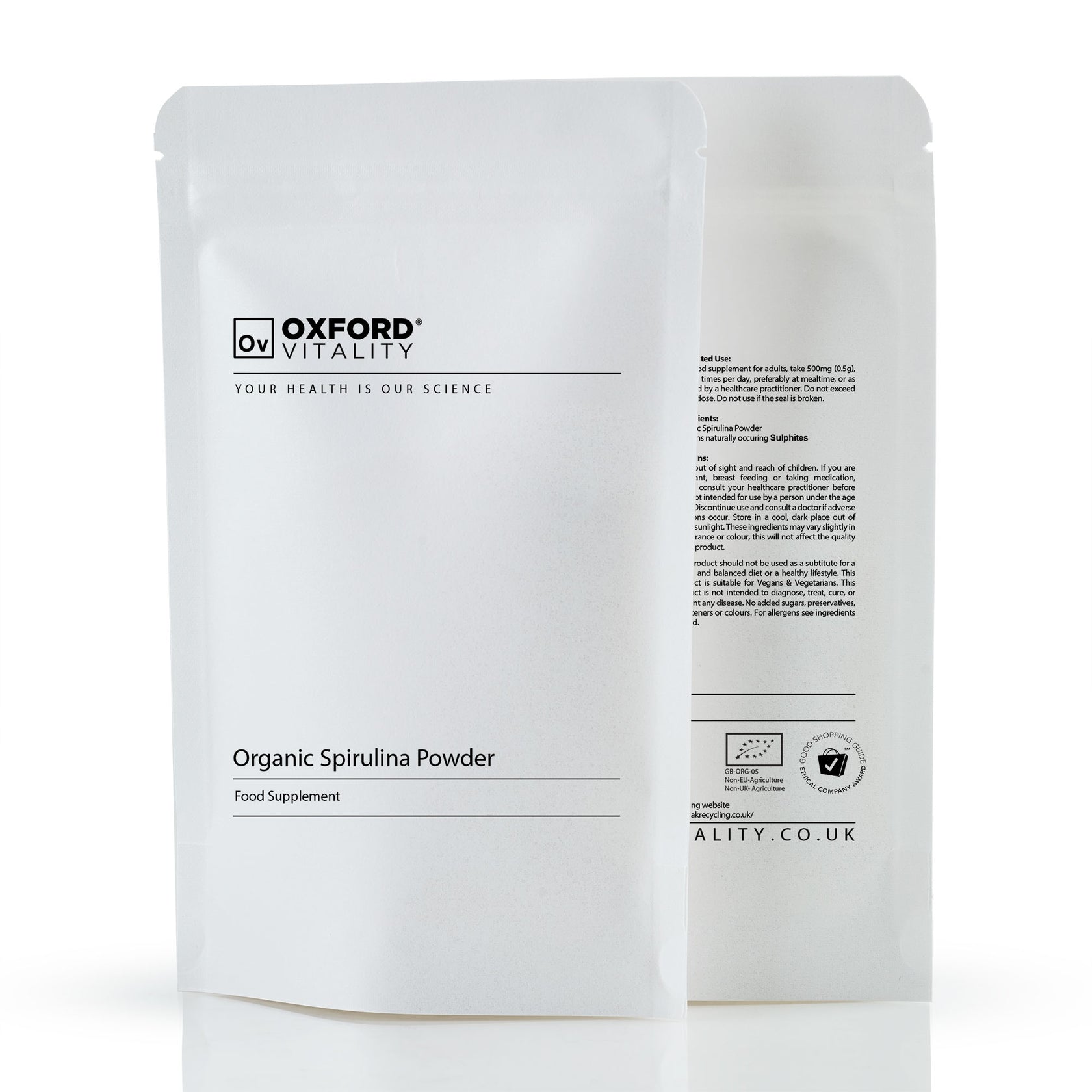 Organic Spirulina Powder | Supplement Powder | Oxford Vitality