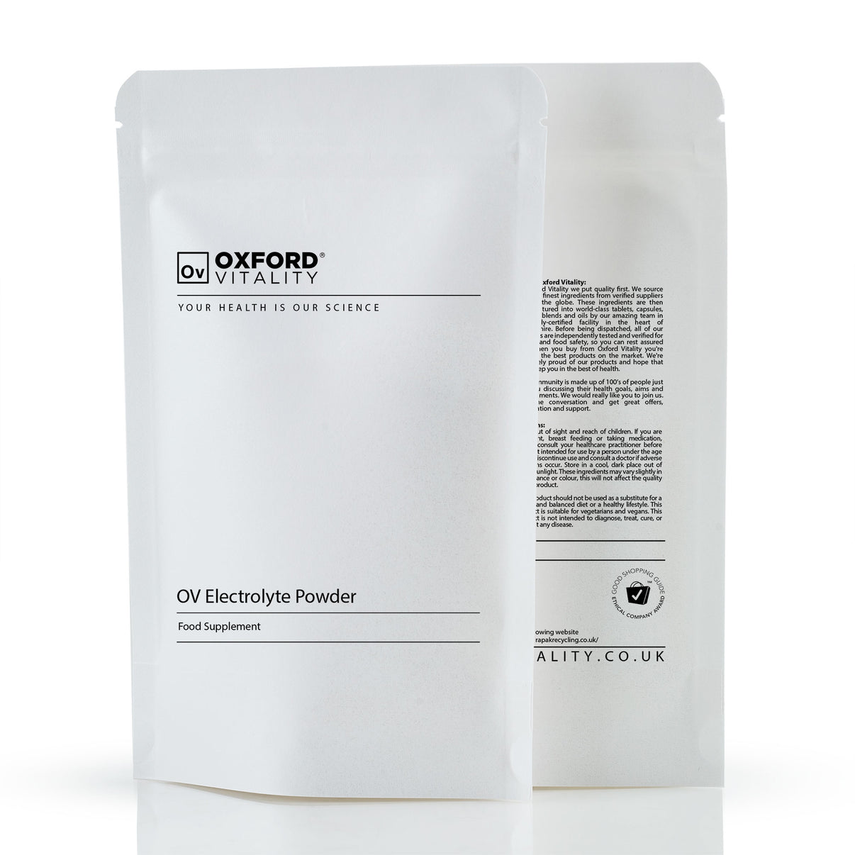 Ov Electrolytes Powder | Supplements from Oxford Vitality