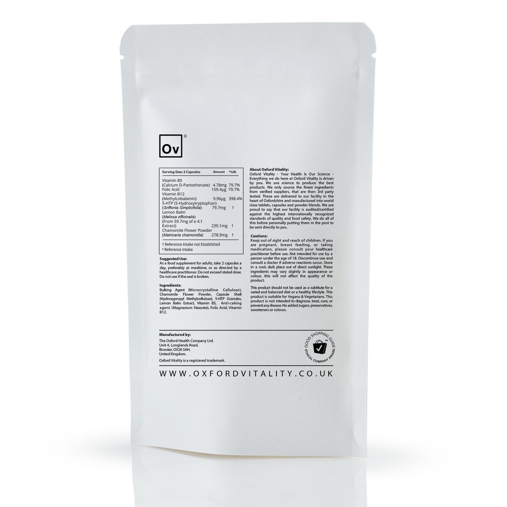 Calm Capsules – Oxford Vitality